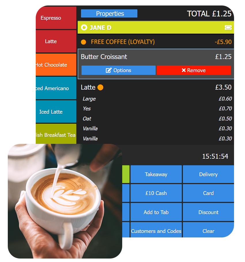 EPoS for Cafes, Complete Coffee Shop System | Kobas