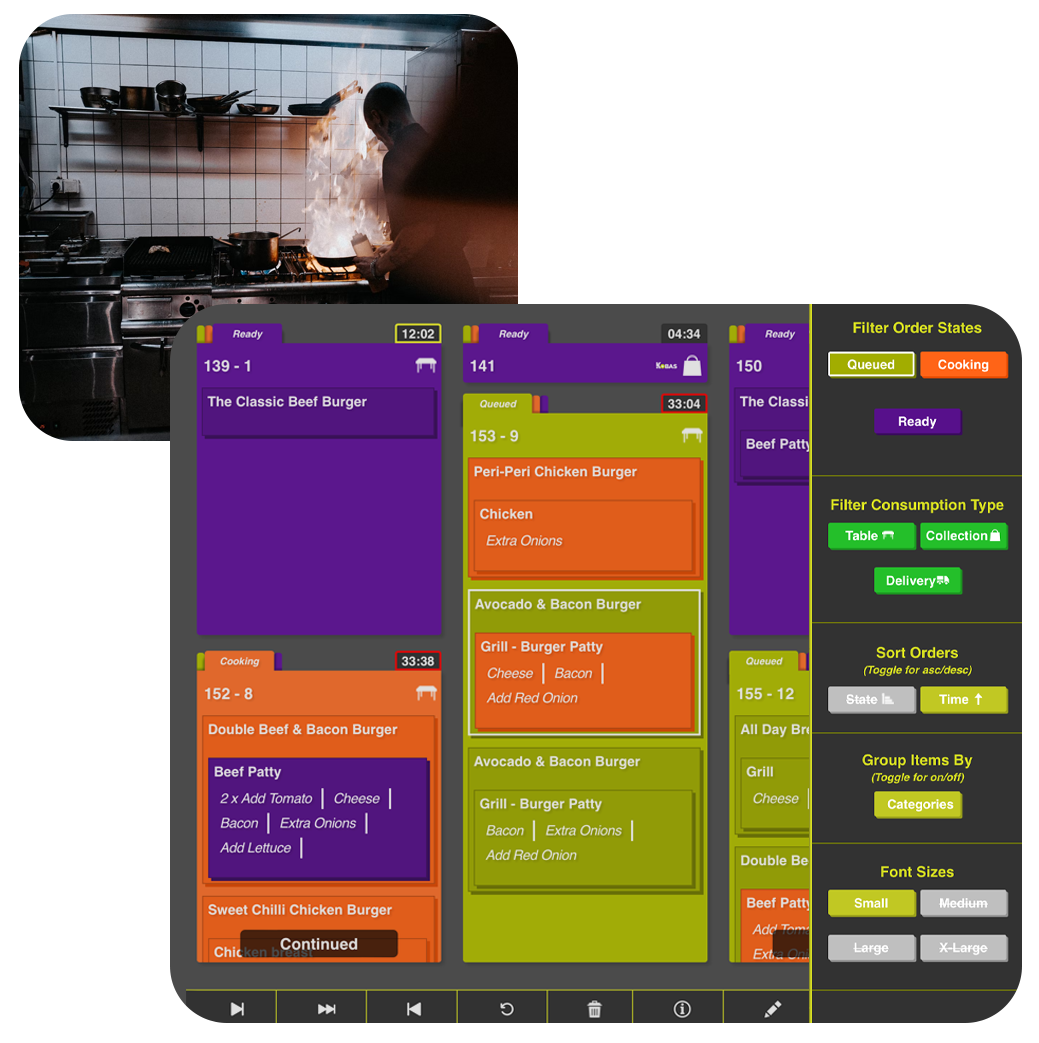 Kitchen Display System (KDS) & Order Management - Kobas