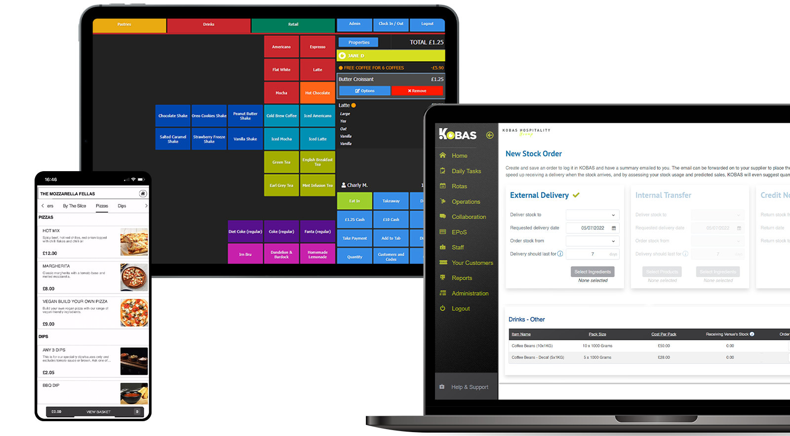 EPoS for Pubs & Bars | Complete Pub System | Kobas